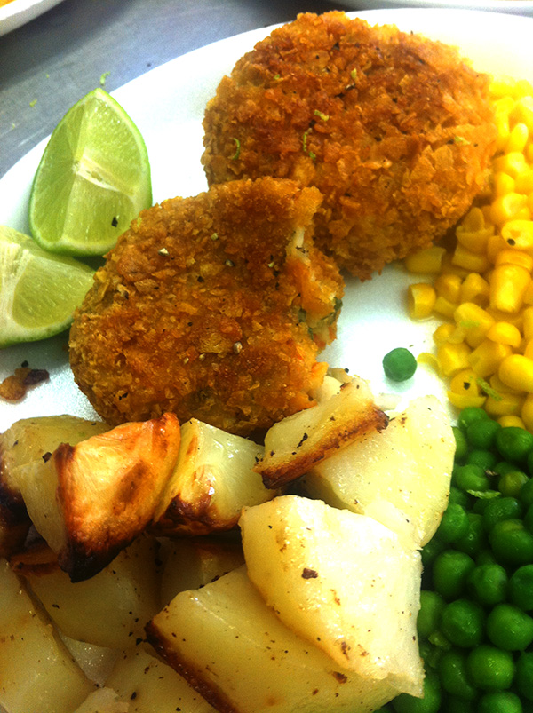 Cereal Crusted Fish Cakes - aninas recipes