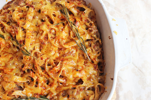Mince and Pasta Bake - aninas recipes