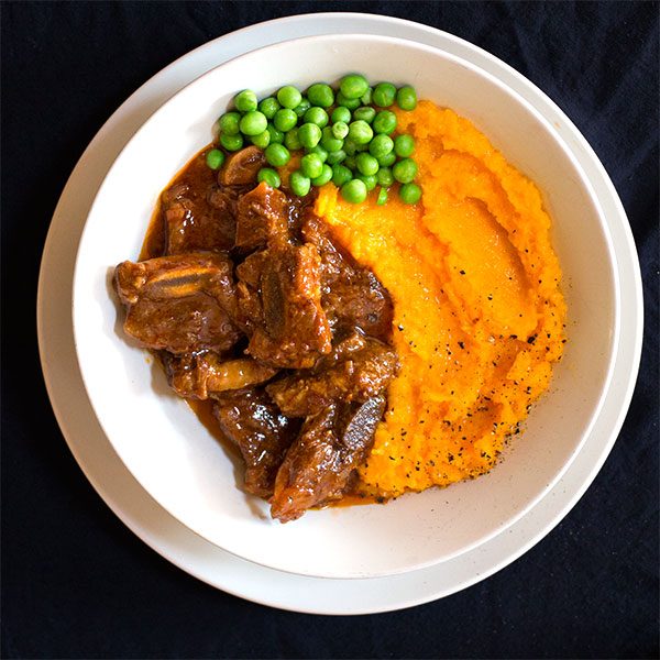 Sticky Beef Short Rib with Butternut Mash - aninas recipes