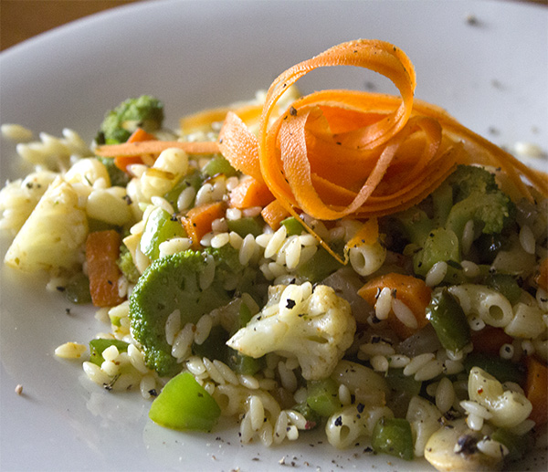 Vegetable Risoni Pilaf - aninas recipes