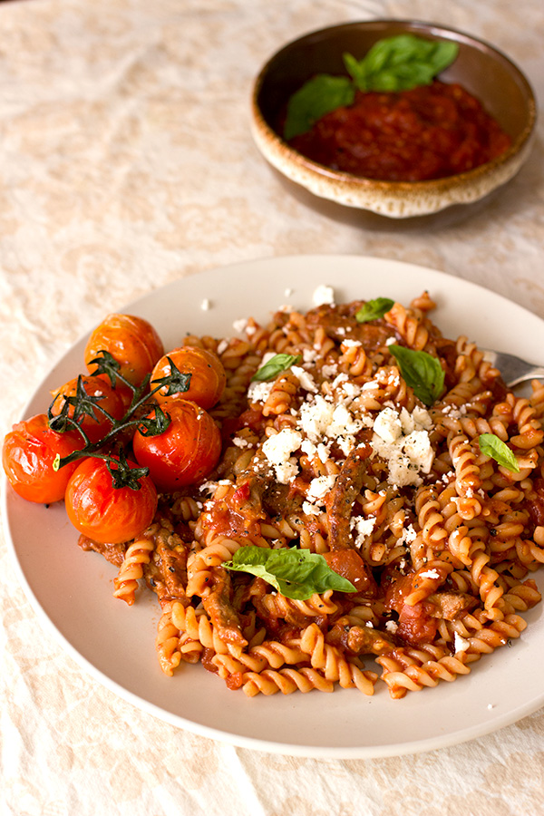 Beef and Tomato Rotini - aninas recipes