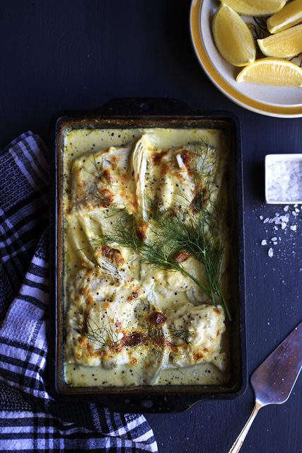 Creamy Fish and Fennel Bake - aninas recipes