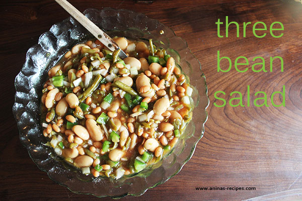 Three Bean Salad - aninas recipes