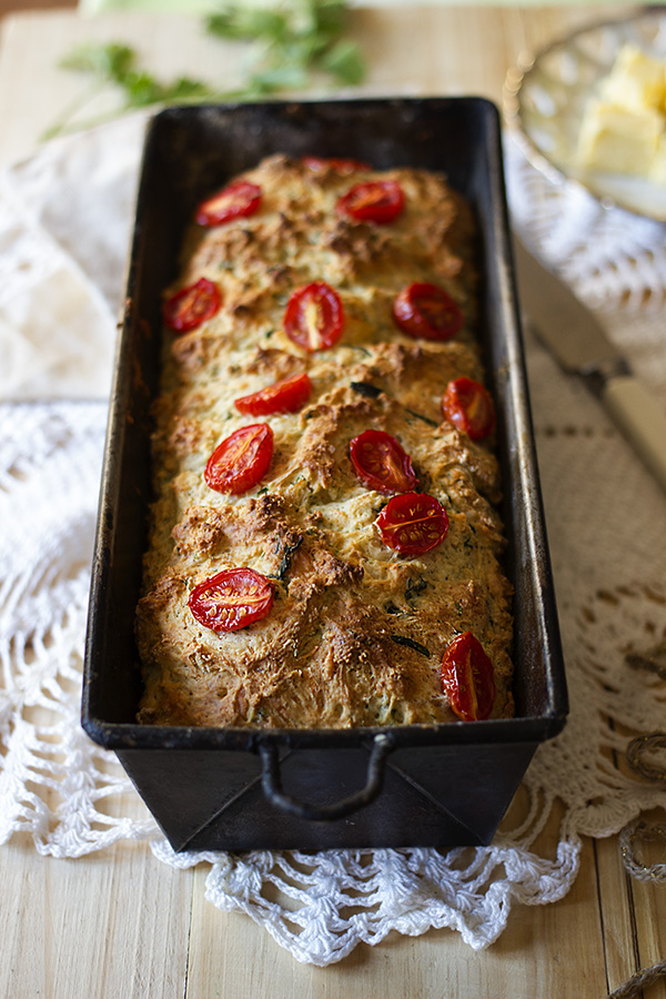 No Rise Cheese and Herb Bread - aninas recipes