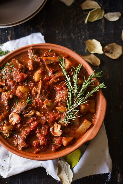 Paprika Beef, Tomato and Mushroom Stew - aninas recipes