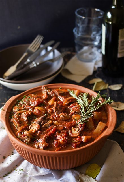 Paprika Beef, Tomato and Mushroom Stew - aninas recipes