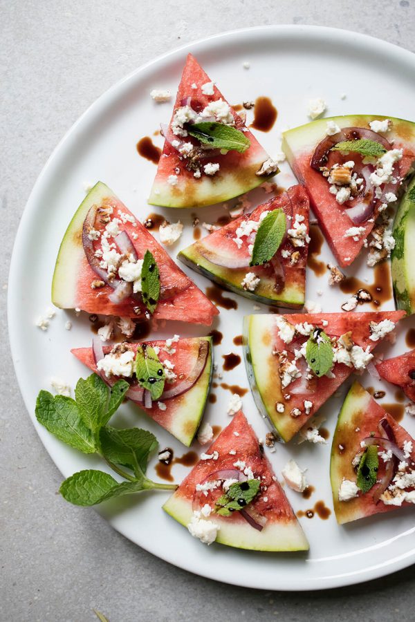 Easy Watermelon Canapés - aninas recipes