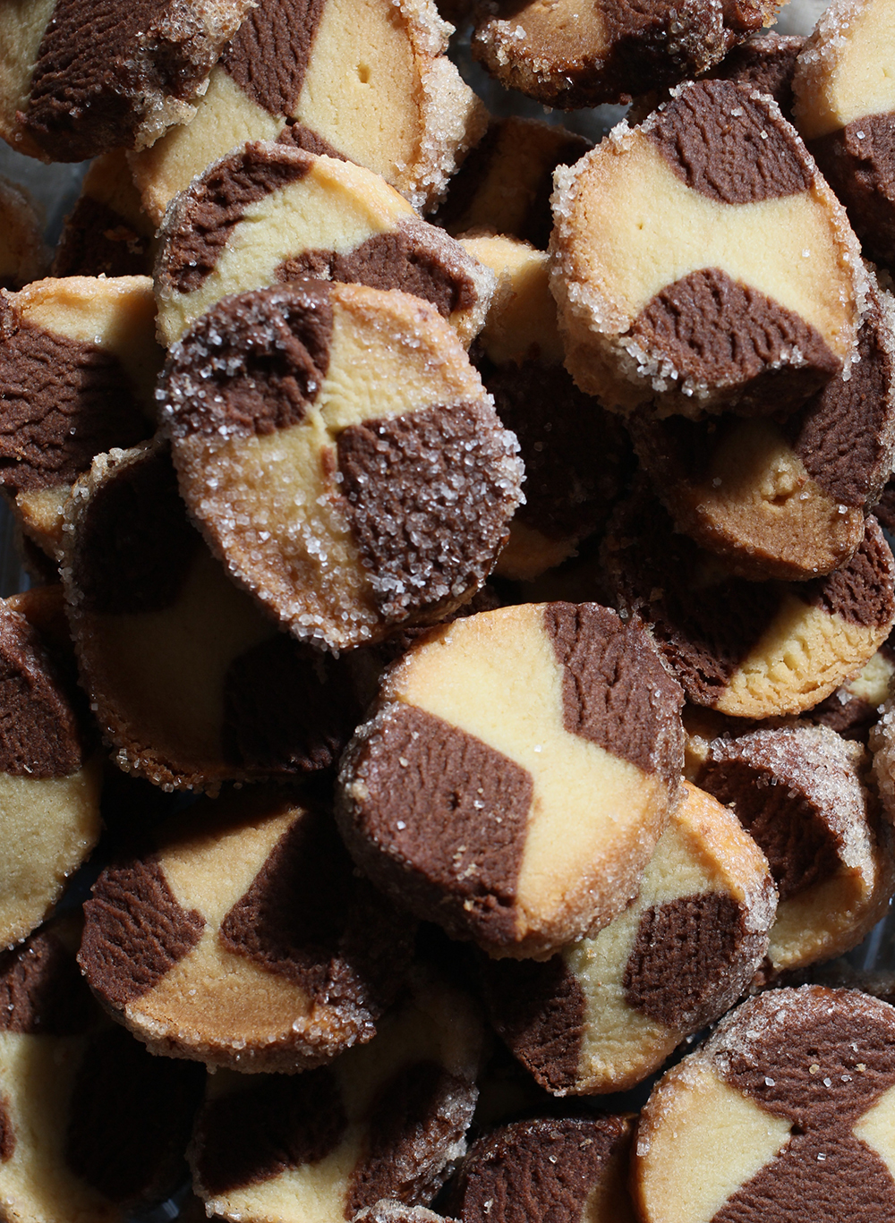 Chocolate and Vanilla Marble Cookies - aninas recipes