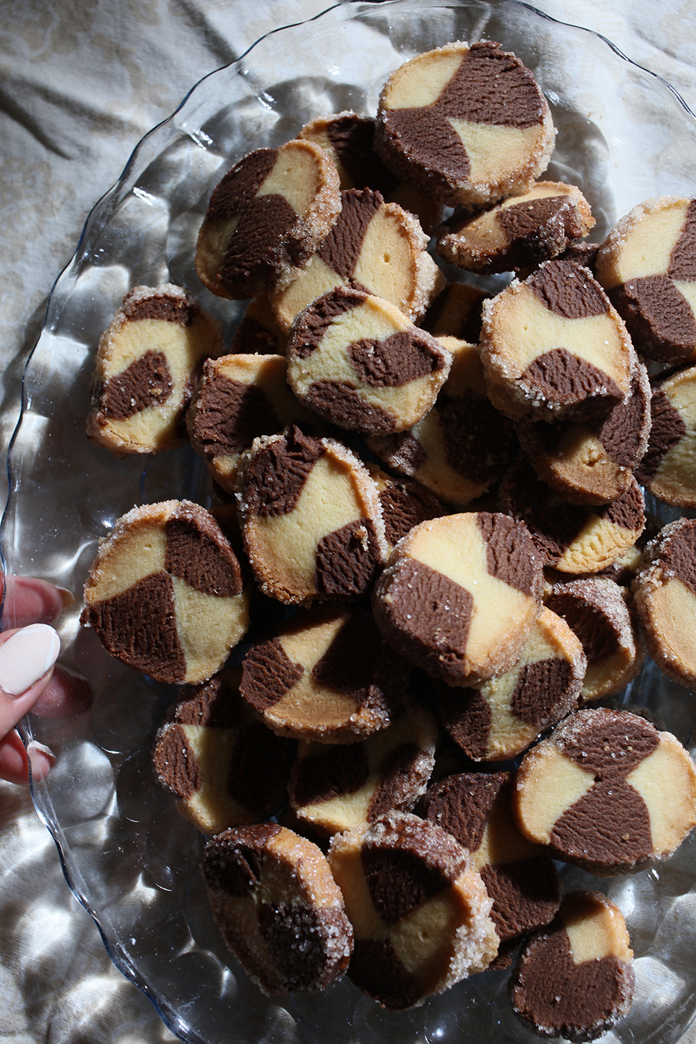 Chocolate and Vanilla Marble Cookies - aninas recipes